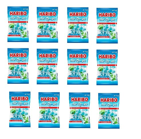 Haribo Air-Drops Air Drops Ice Mint 100 g Pack of 12 : Amazon.de: Grocery