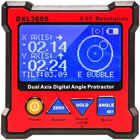 Digital Protractor DXL360S GYRO + Digital Angle Finder, Gravity 2 in 1 ...