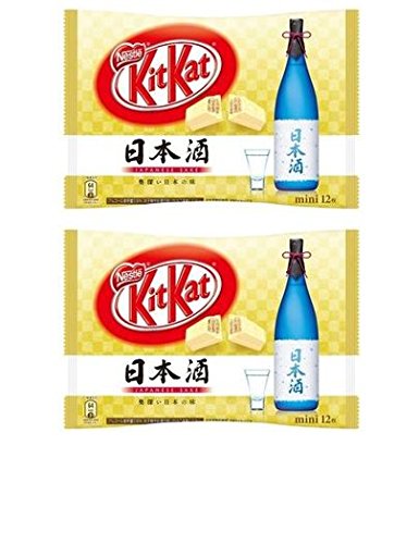 Amazon.com: Japanese Kit Kat Sake Flavor Sweetness for Adults, mini 24 ...