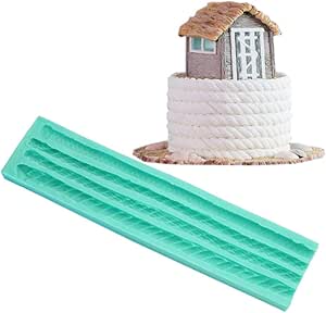 Amazon｜KULIO シリコンモールド3Dニットロープシリコンパールシェル揚げパンツイストフォンダンモールドケーキボーダーデ｜クッキー型 ...