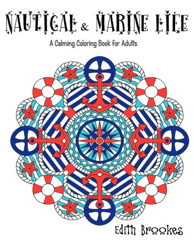 Amazon.com: Nautical & Marine Life Adult Coloring Book: A Calming ...