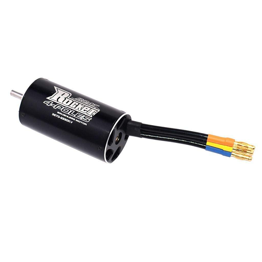SLB® Waterproof 3670 2280KV Brushless Motor for 900mm (or Above) RC ...