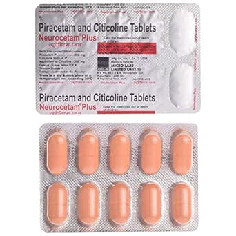 Neurocetam Plus - Strip of 10 Tablets : Amazon.in: Health & Personal Care