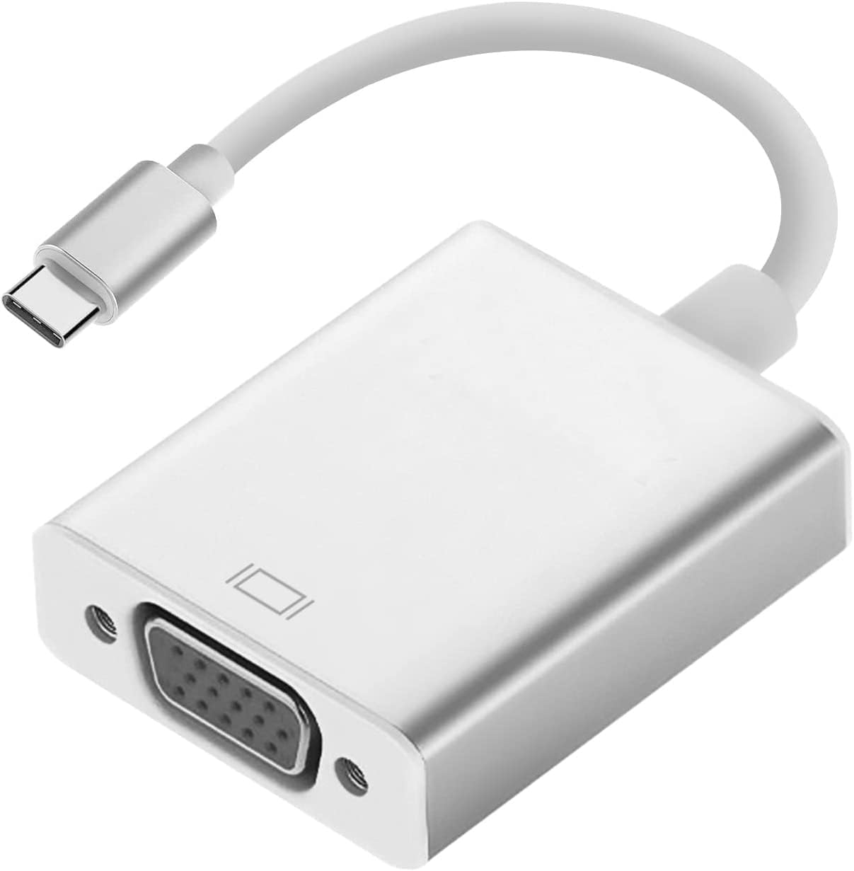 ikis USB-C to VGA Adapter -USB Type C (Thunderbolt 3) to VGA Cable ...
