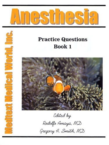 Anesthesia: Practice Questions, Book 1 : Amazon.in: Books