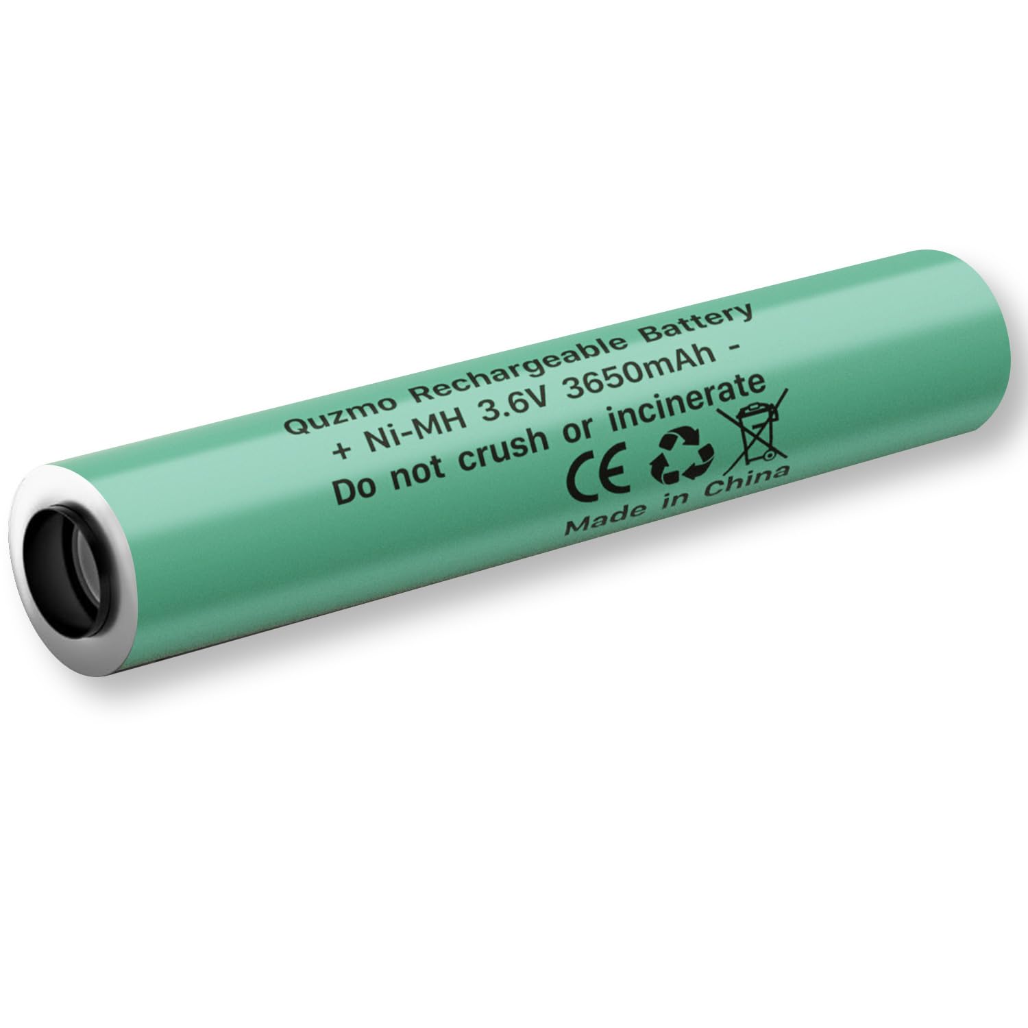 Amazon.com: Quzmo 75375 Rechargeable Batteries, 3.6V 3650mAh Ni-MH ...