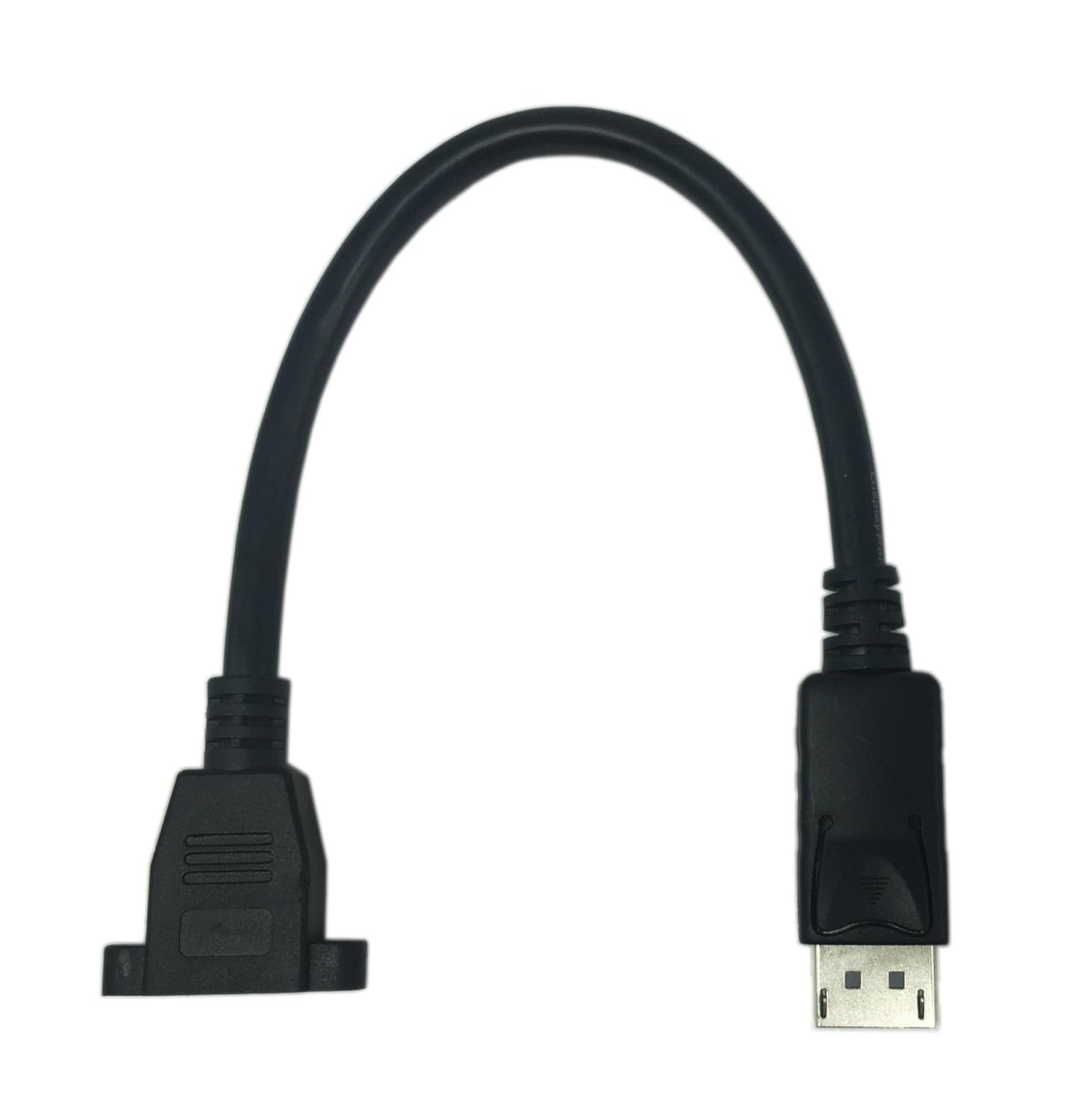 CS DisplayPort(DP) Male to DisplayPort Female Panel Mount 20 CM / 0.6 ...