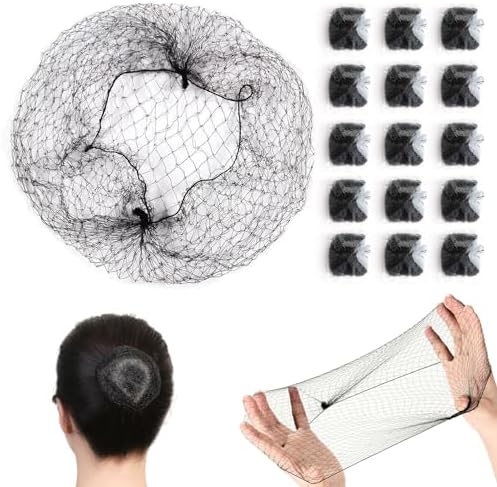 50Pcs Hair Net Elastic Hairnet, Hair Nets Invisible Mesh Hair Nets ...
