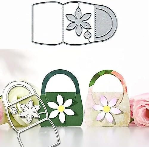 Mini Handbag Metal Die Cuts,Flower Lace Hand Bag Cutting Dies Cut ...