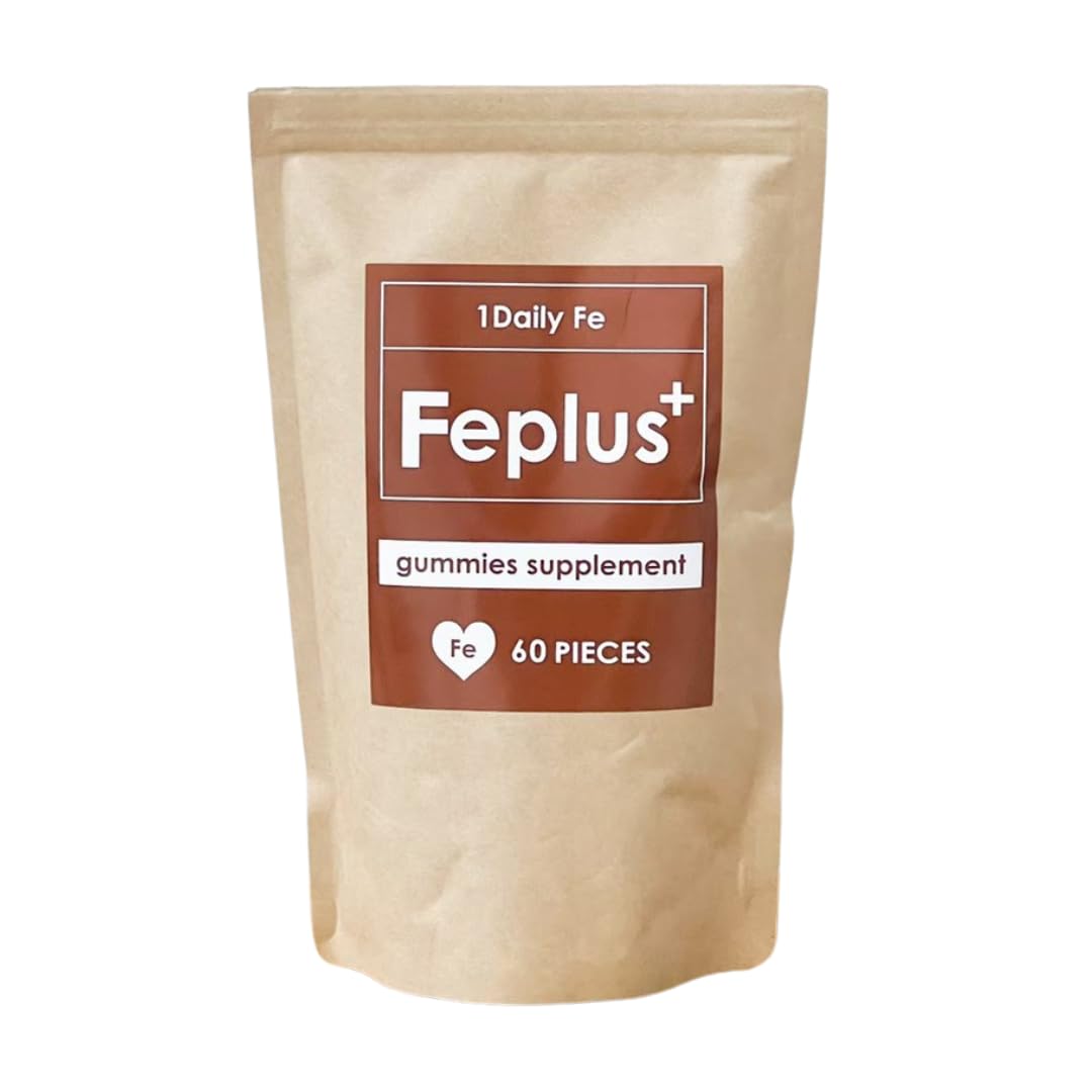 Amazon | Feplus（エフイープラス） 60粒 グミサプリ コーラ風味 1粒で1日分の鉄分 葉酸も摂取できる おやつ感覚で食べられる ハート型 1日1粒でOK 2ヶ月分 | 鎌倉 ...