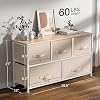 Pipishell Chest of Drawers, Fabric Storage Drawers easy to Install ...
