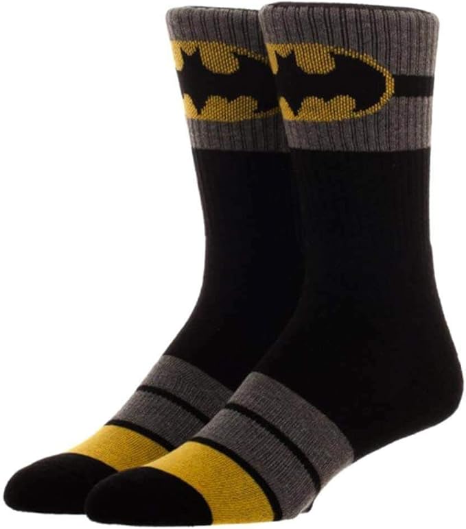 DC Comics Calcetines Oficiales Batman Logo Varsity Adult Crew - Talla ...