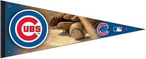 Amazon.com : WinCraft MLB 62207091 Chicago Cubs Premium Pennant, 12" X ...