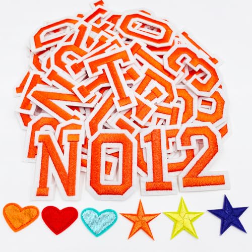 Snapklik.com : Jongdari Iron On Letters And Numbers Patches For ...