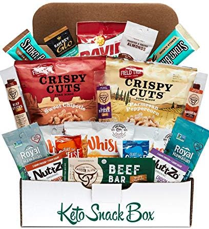Amazon.com : Keto Diet Snack Box 20-Count - Keto Gift Box Variety Pack ...