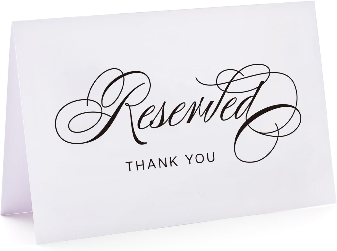 Amazon.com: AMAHEJMO 10 Pack Reserved Signs for Weddings & Parties ...
