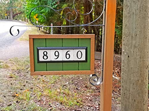 Snapklik.com : NACH Marble Tile Address Number For Outdoor Address Plaque