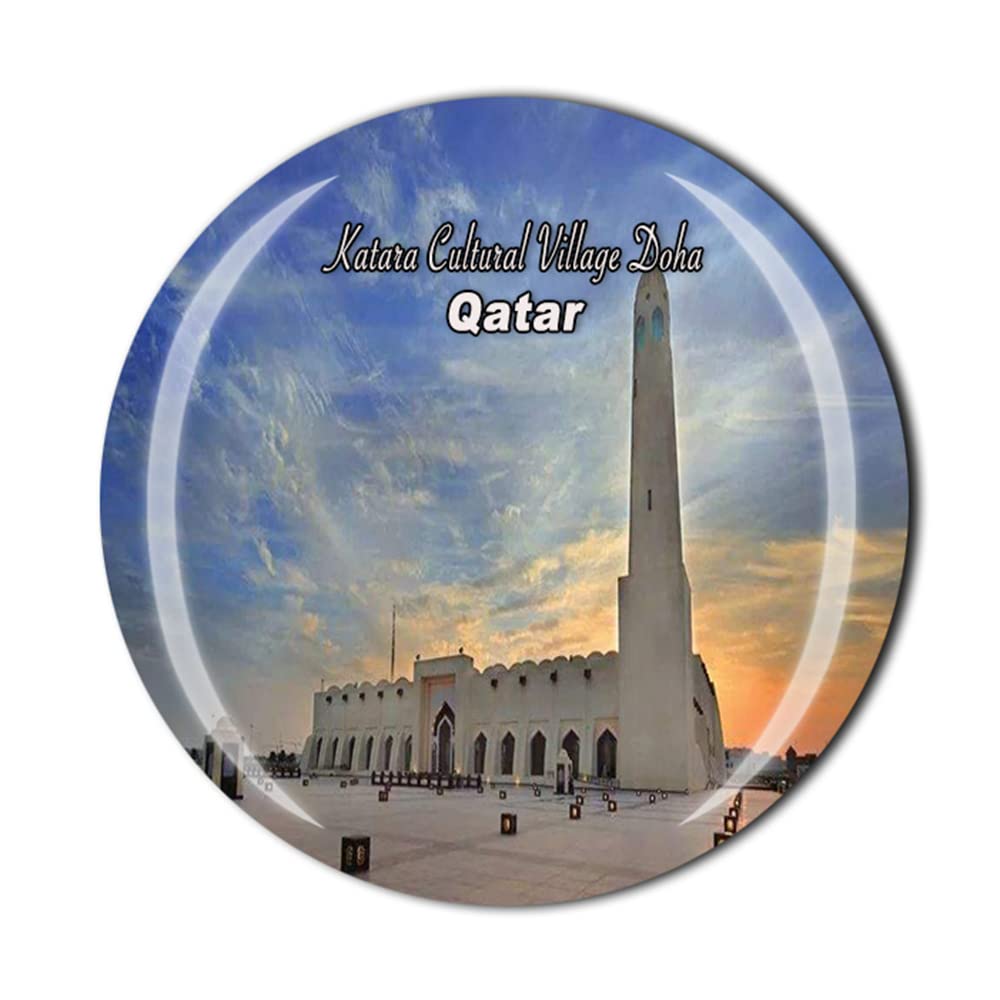 Buy Katara Cultural Village Doha Qatar Fridge Magnet Crystal Tourist ...