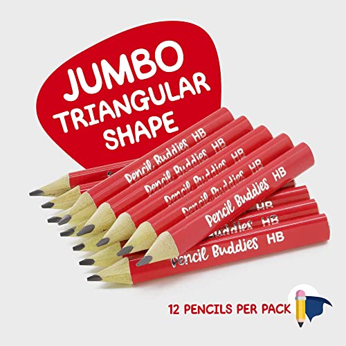 Snapklik.com : Short Jumbo Pencils For Kids, Preschoolers, Kindergarten ...