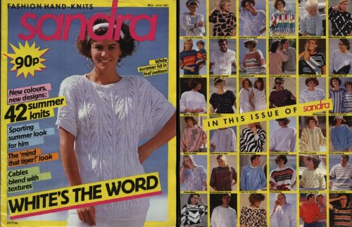 SANDRA FASHION KNITTING PATTERN MAGAZINE : 42 SUMMER TOPS FOR THE WHOLE ...