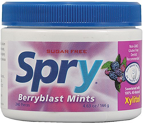 Amazon.com : Xlear Spry Berryblast Mints, 240 Pieces 144g by Xlear ...