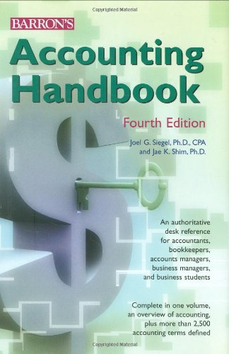 Amazon.com: Accounting Handbook: 9780764157769: Siegel Ph.D., Joel G ...