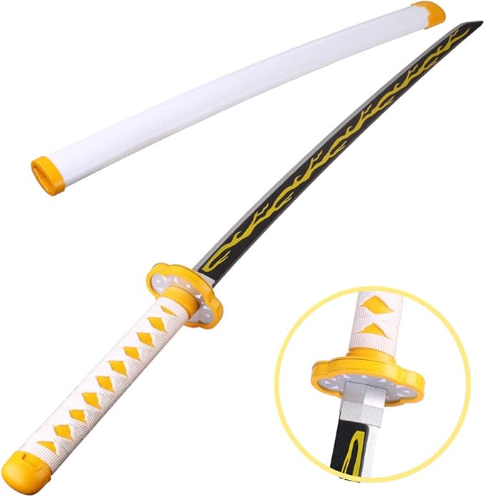 Amazon.co.jp: ASINKING Demon Slayer, Agatsuma Zenitsu, Sword, ABS ...