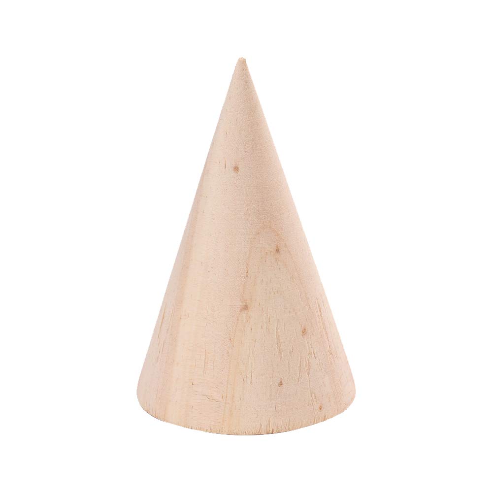 Amazon.com: lasenersm 1 Piece Wood Cone Bracelet Holder Wooden Cone ...