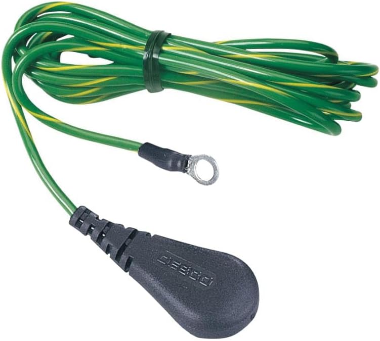Amazon.com: Desco Mat Ground Straight ESD Grounding Cord - 10 ft Length ...