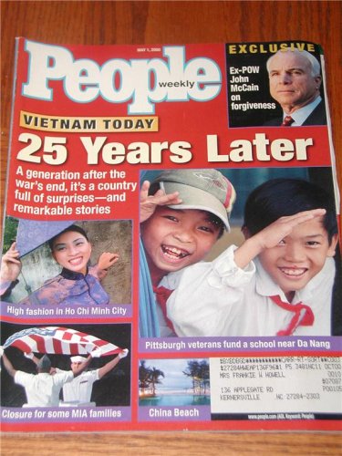 People Magazine Back Issue May 2000 Vietnam 25 Years Later Cover Ex POW ...