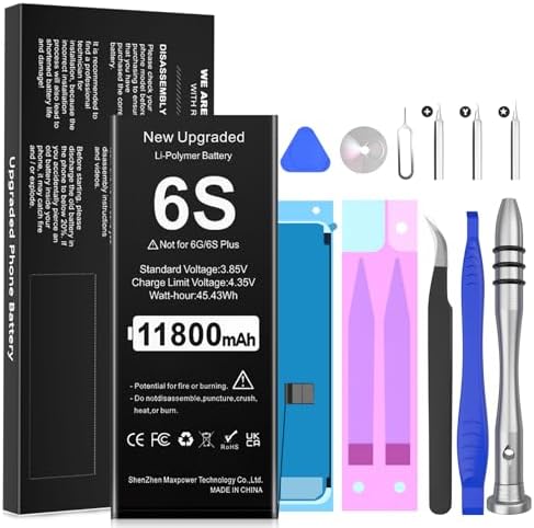 Amazon.com: Upgraded Battery for iPhone 6S, (2025 New Version ...