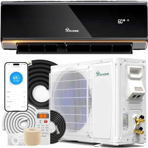 Amazon.com: YITAHOME 12000 BTU Mini Split Air Conditioner Heat Pump ...