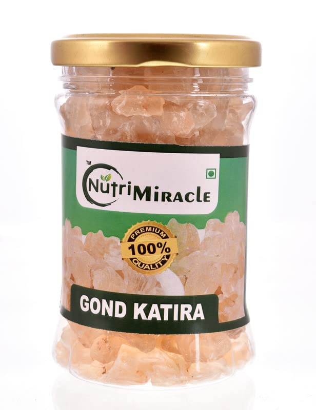 NUTRI MIRACLE Natural Safed Gond Katira I Tragacanth Gum For Summer I ...