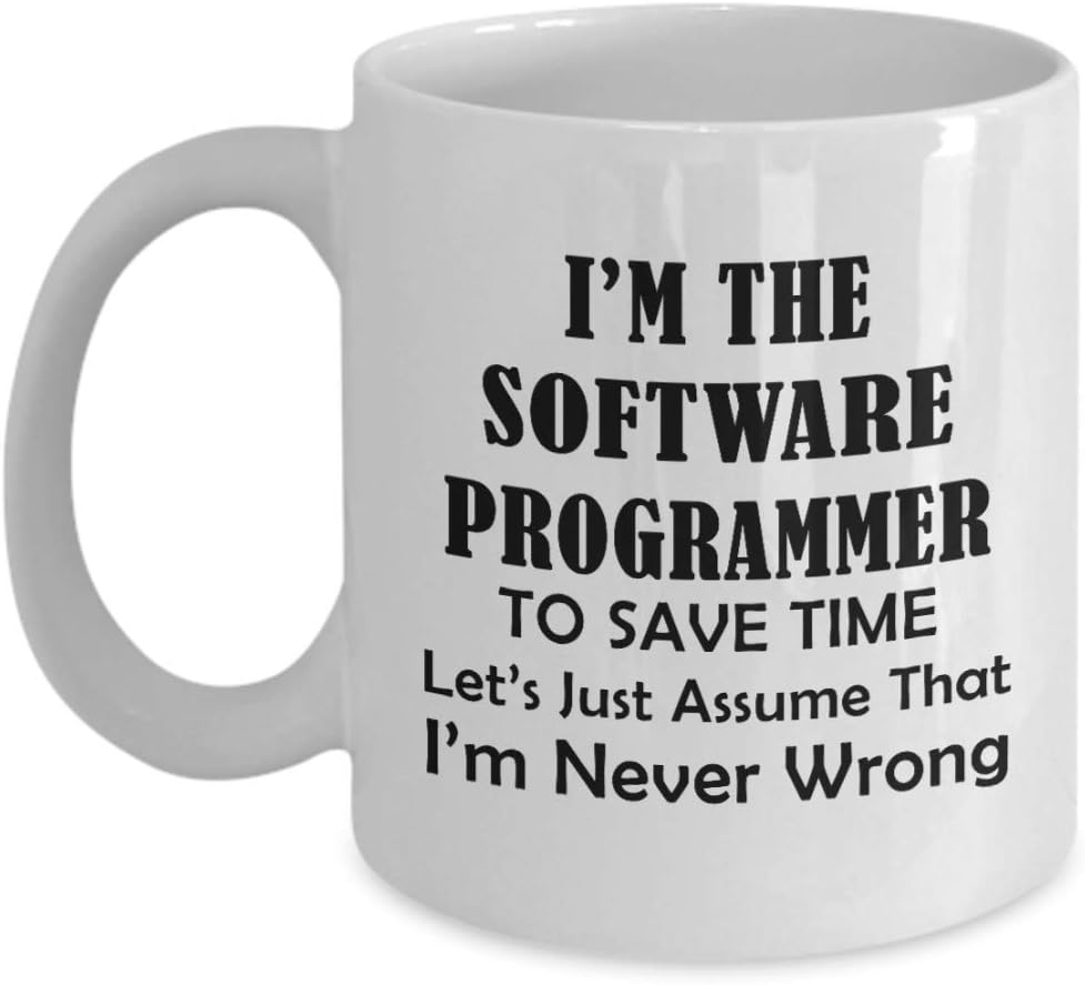 Amazon.com: Gifts for Software Programmer Coffee Mug Tea Cup Funny Cute ...