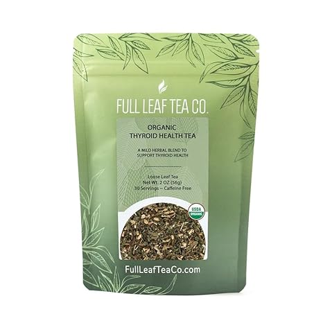 Amazon.com : Organic Thyroid Health Tea - 2 oz Bag (approx. 30 servings ...