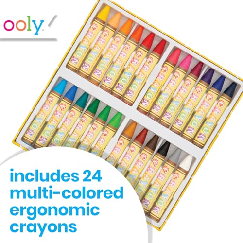 Snapklik.com : Ooly, Natural Beeswax Crayons, Set Of 24
