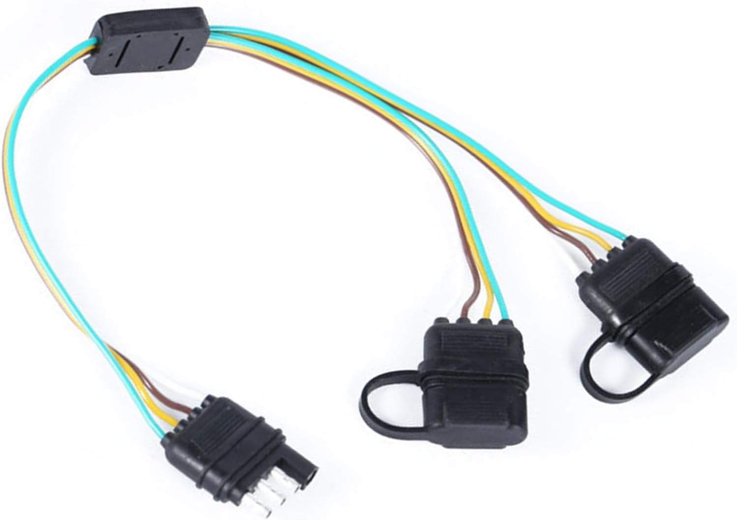Amazon.com: Hawyet 1 PC Car 4 Pin Flat Plug Wiring Harness Terminal ...