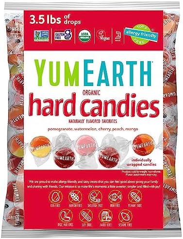 Amazon.com : YumEarth Organic Fruit Drops - Variety Flavored Natural ...