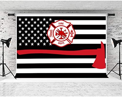 Amazon.com : BELECO 7x5ft Fabric Fire Station Interior Locker Room ...