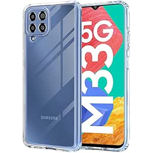 TheGiftKart Ultra-Hybrid Crystal Clear Back Case Cover for Samsung Galaxy M33 5G | Shockproof ...