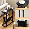 Amazon.com: Yusong Narrow Side Table for Small Spaces, Small End Table ...