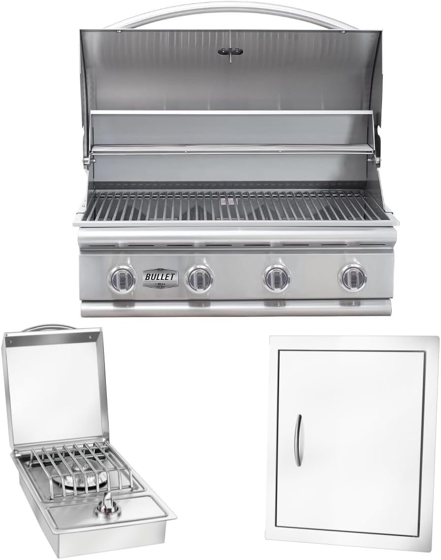 Amazon.com: Bullet by Bull Stainless Steel Outdoor Kitchen Set - Built ...