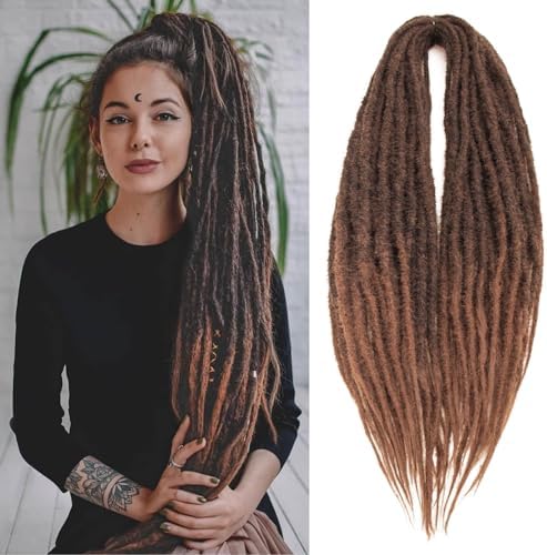 Amazon.com : Dreadlock Extensions Synthetic Dreads 24inches 15 Strands ...