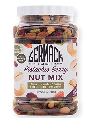 Amazon.com: Germack Mix, Pistachio Berry Fruit Nut Snack, Dried ...