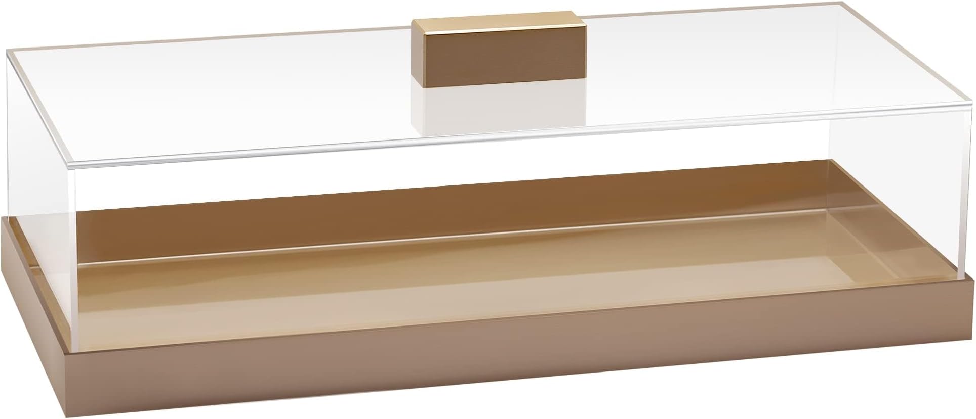 Amazon.com: Gold Valley Rectangular Cake Tray, Cake Plate Dish with ...