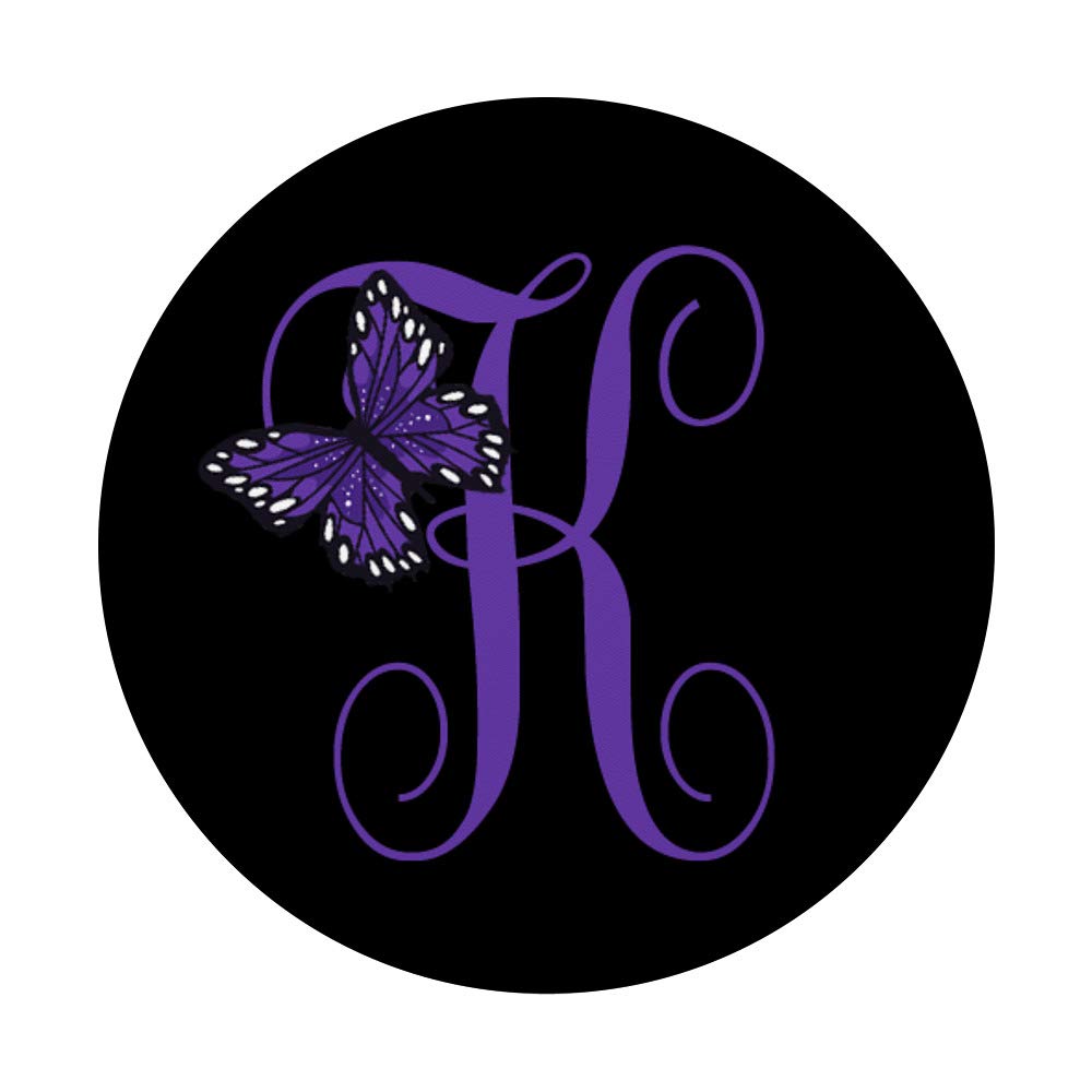The Letter K In Purple