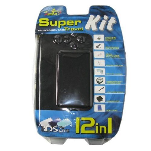 Amazon.com: 12 in 1 Super Travel Kit Pack for DS Lite : Video Games