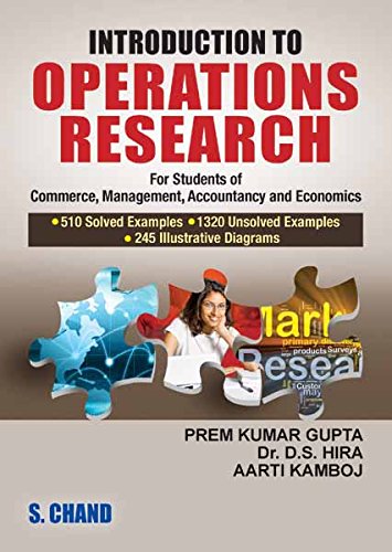 Introduction to Operations Research, Gupta, Prem Kumar/ Hira D.S ...