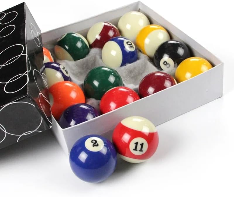 JBB Billiard Pool Table Ball Set - 16 Balls | Size of The Ball - 52.5 ...