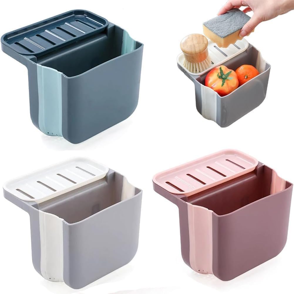 Amazon.com: 3PCS Dry and Wet Separation Trash Can, Mini Kitchen Waste ...